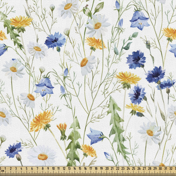 East Urban Home Ambesonne Flower Fabric & Reviews | Wayfair East Urban Home Ambesonne Flower Fabric & Reviews | Wayfair